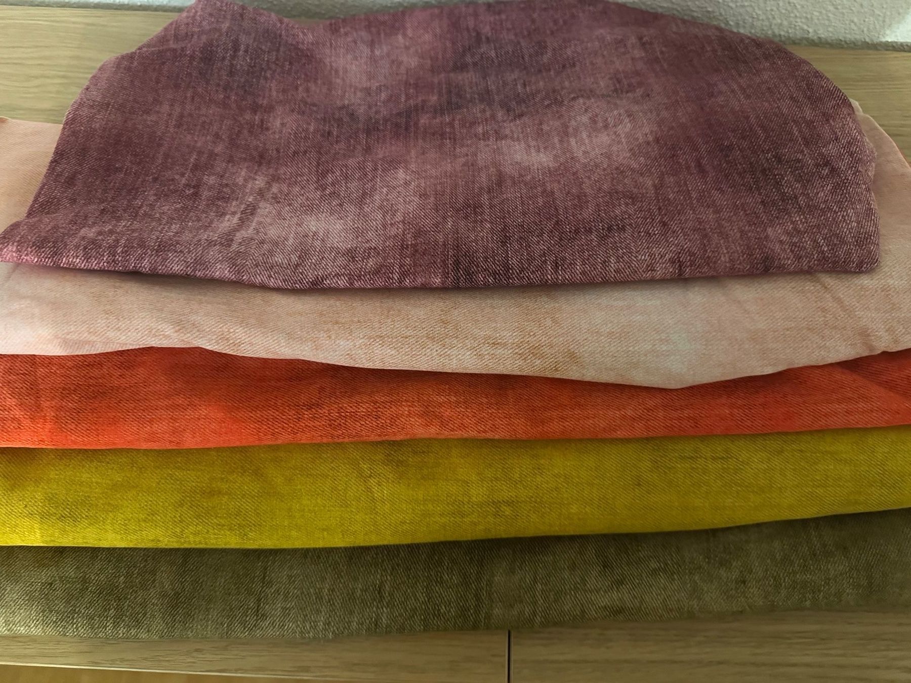 Stoff-Paket (Jeans-Optik-Jersey, Staghorn, Stoffduo) (Neu (gemäss ...