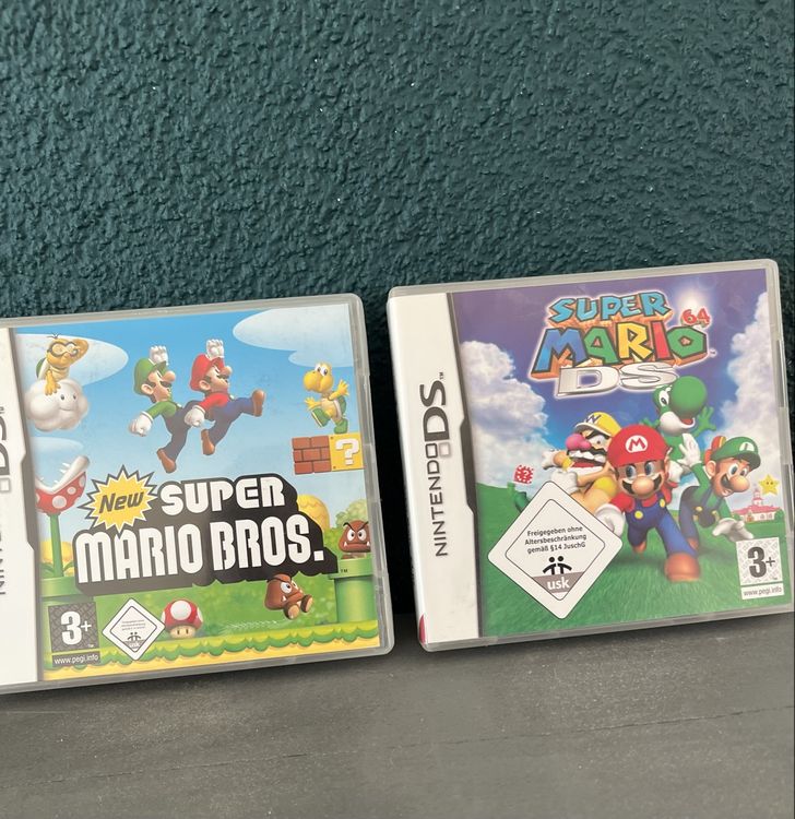 Nintendo DS Spiele / New Super Mario Bros / Mario 64 (Gebraucht) in ...
