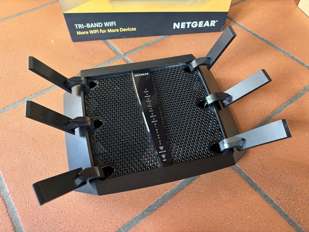 Netgear Nighthawk X6 AC3200 Tri-Band WLAN Router R8000 (Gebraucht) in ...