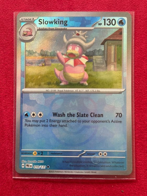 Prismatic Evolutions Slowking Masterball 019/131 PRE/EN (Neu (gemäss ...