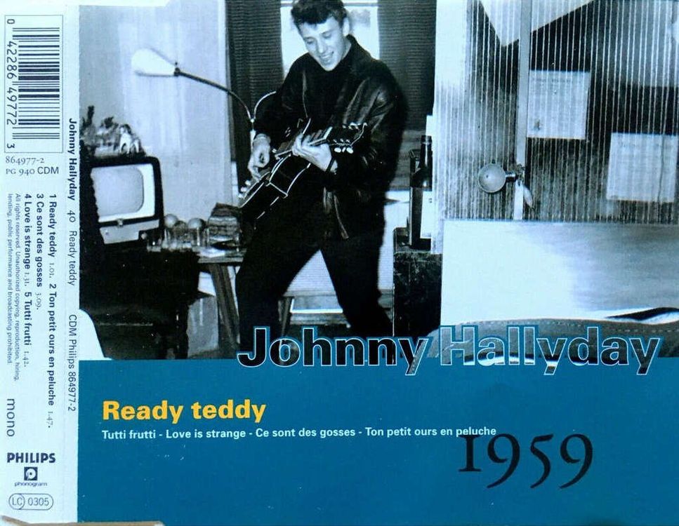 JOHNNY HALLYDAY - READY TEDDY (Neu und originalverpackt) in Bottens für ...