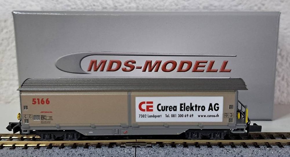 RhB Schiebewandwagen MDS Curea 5166 Spur N OVP (Neu und ...