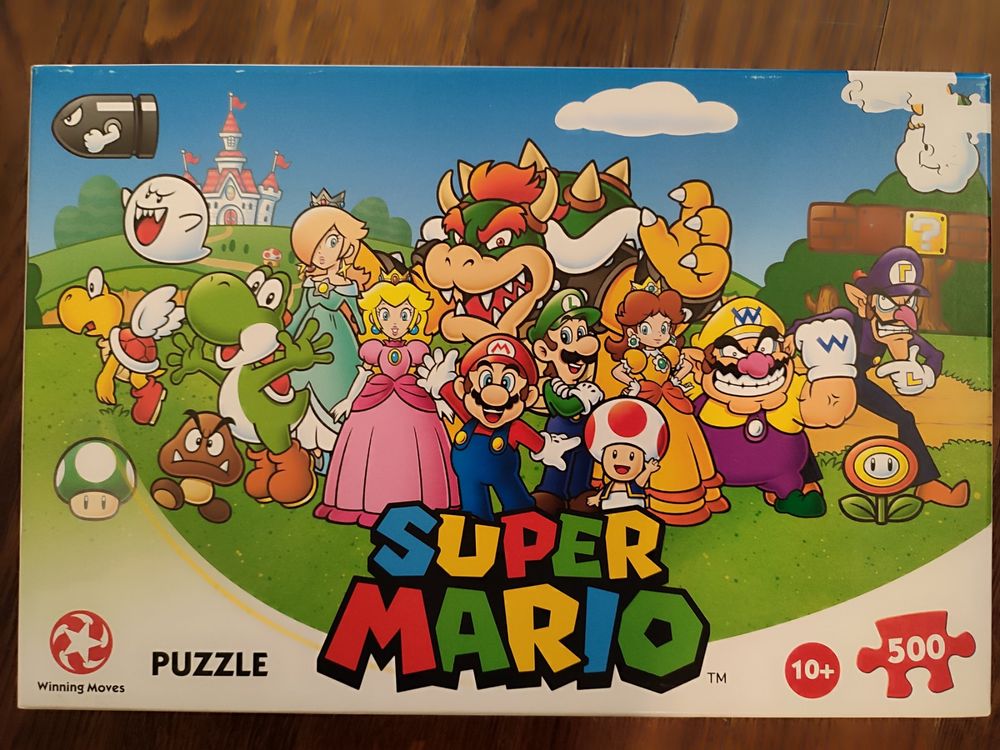 Super Mario Puzzle + Poster - 500 tlg. - TOP Zustand ! (Gebraucht) in ...