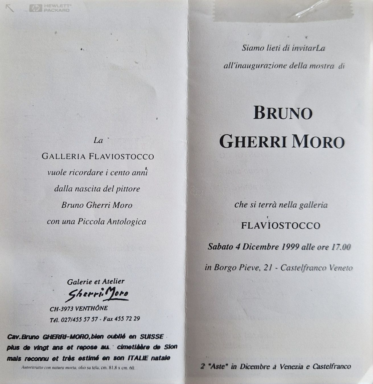 dessin de Bruno Gherri Moro (1899-1967) 30 x 40 (D'occasion) à Savièse ...