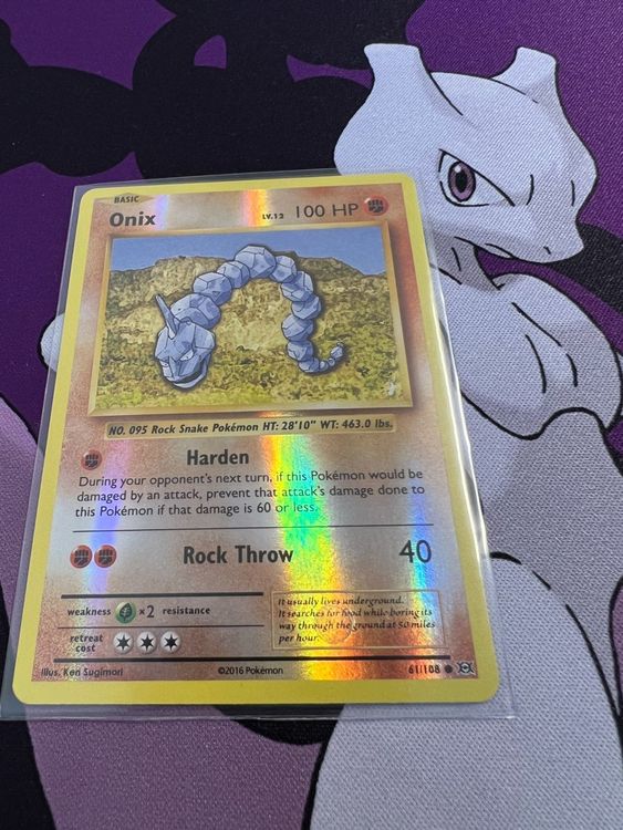 Onix (EVO 61) / Pokemon EN Reverse Holo / Evolutions (Neu (gemäss ...
