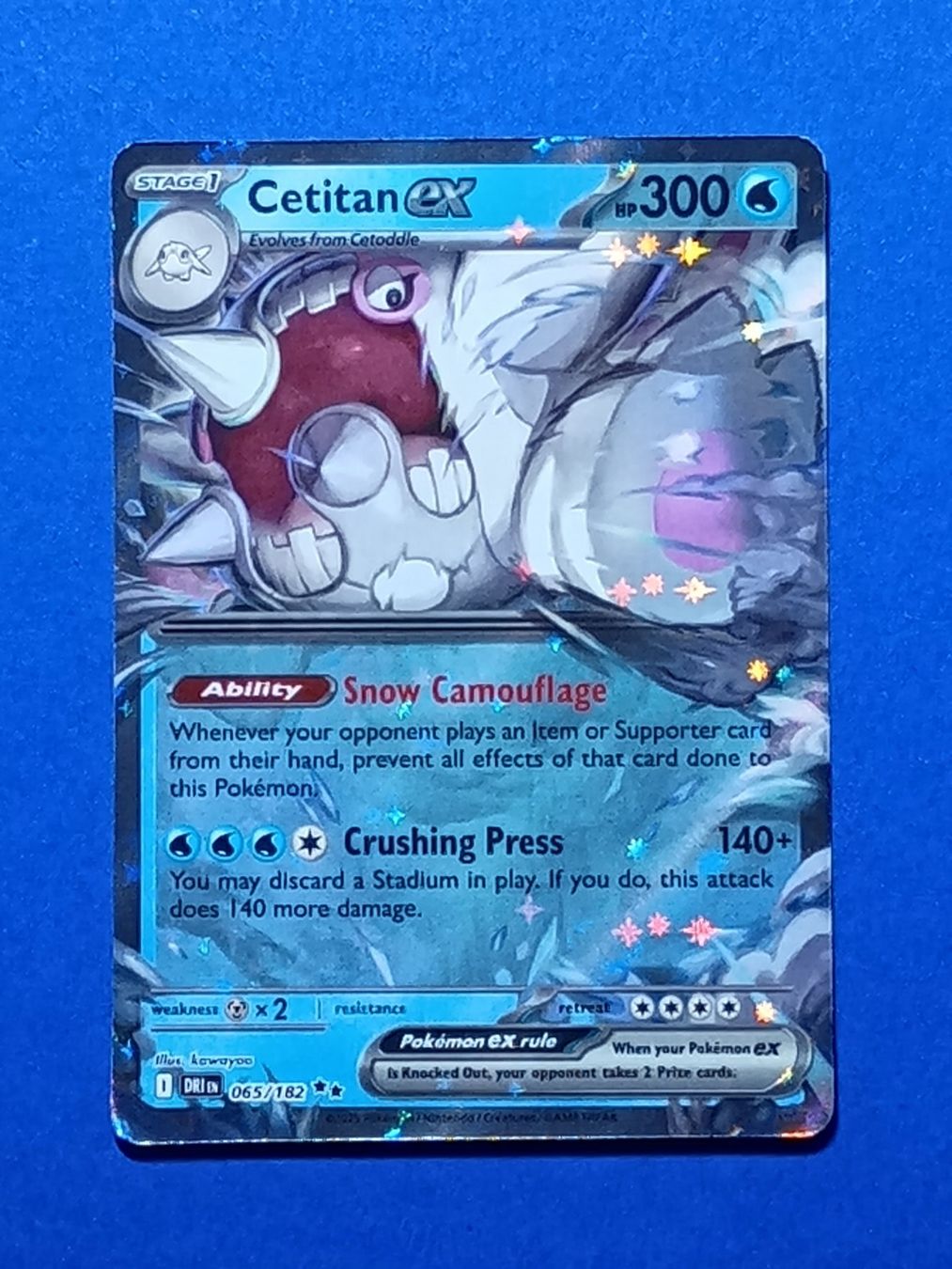 Pokemon TCG Destined Rivals Team Rocket Cetitan ex 065 🇬🇧 (Nuovo (secondo la descrizione)) a ...