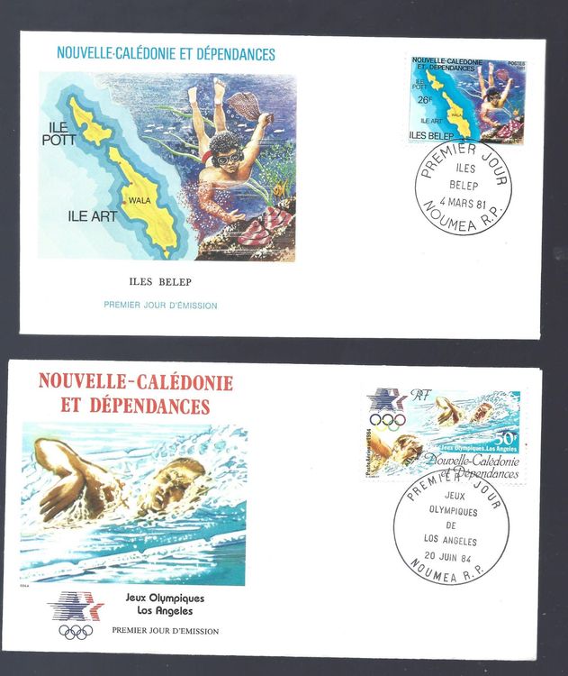 Nouvelle Calédonie - 2 FDC 1981-84 | Kaufen auf Ricardo