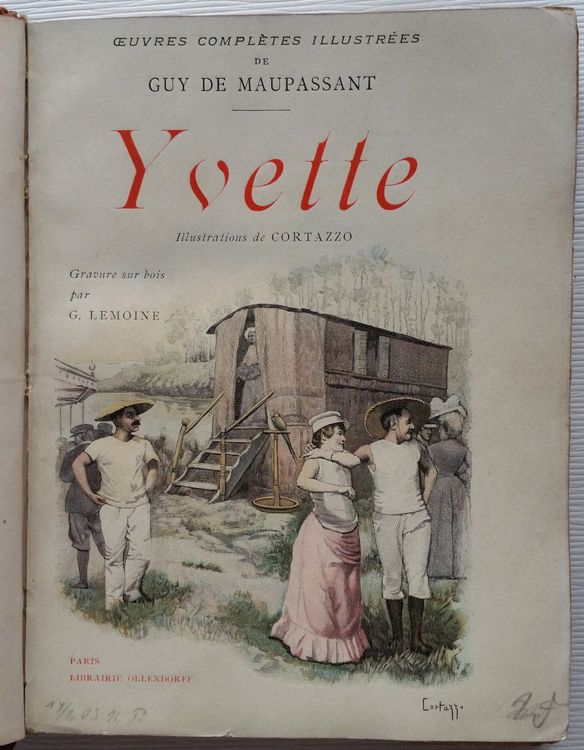 YVETTE mit Ex libris WALTHER RATHENAU-STIFTUNG + Bild, 1902 (Gebraucht ...