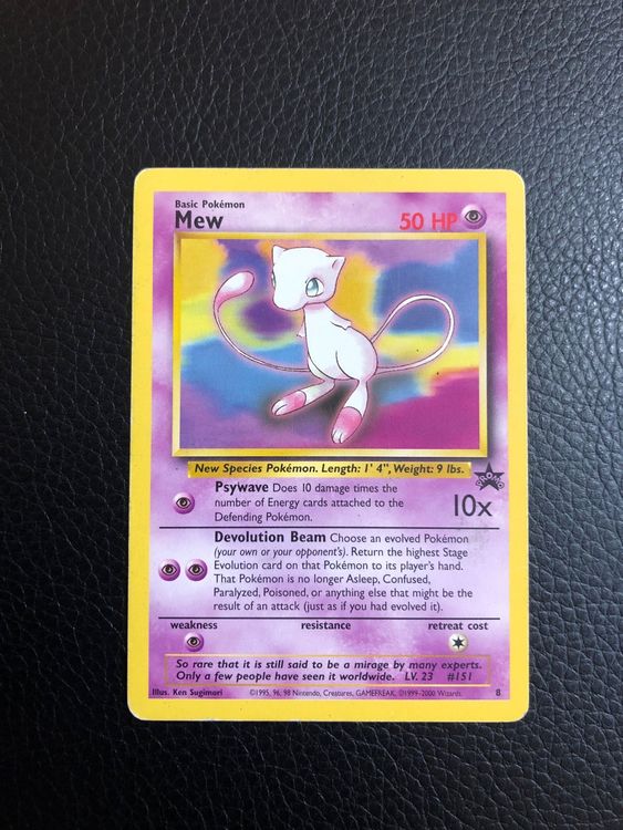 Pokemon Mew Promo Black Star 8 Ab 1 (Gebraucht) in Paradiso für CHF 1 ...