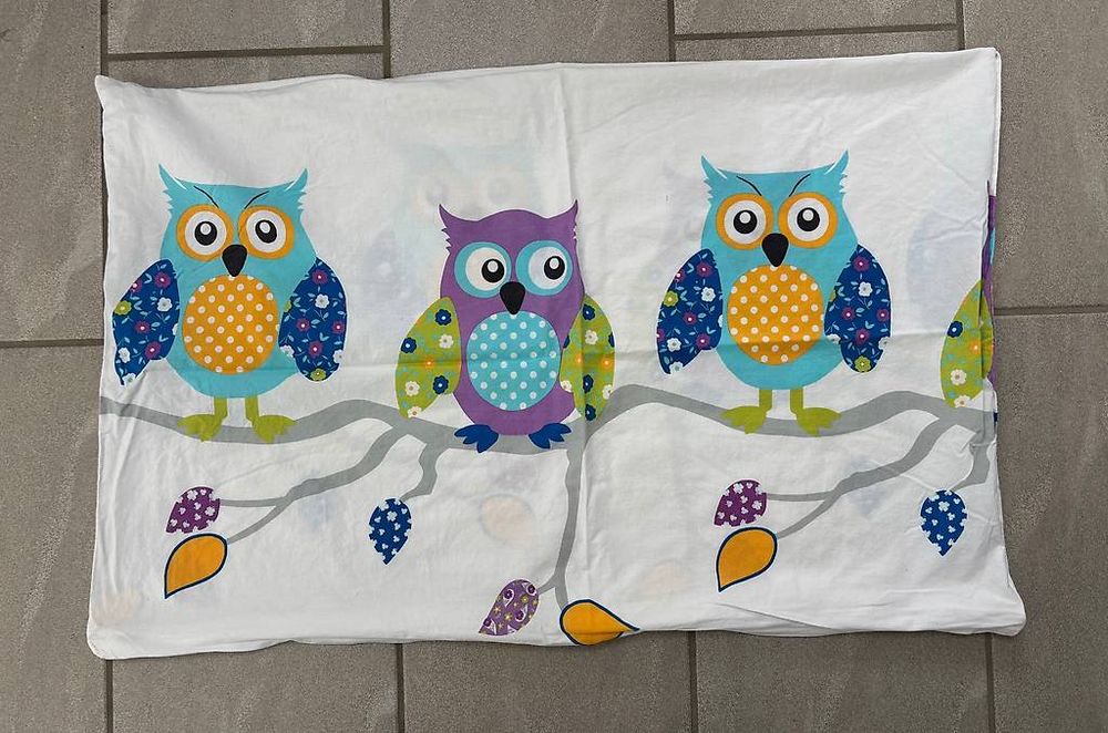 Uhu Eulen Bettwäsche 160 x 210 cm 100% Baumwolle | Kaufen auf Ricardo