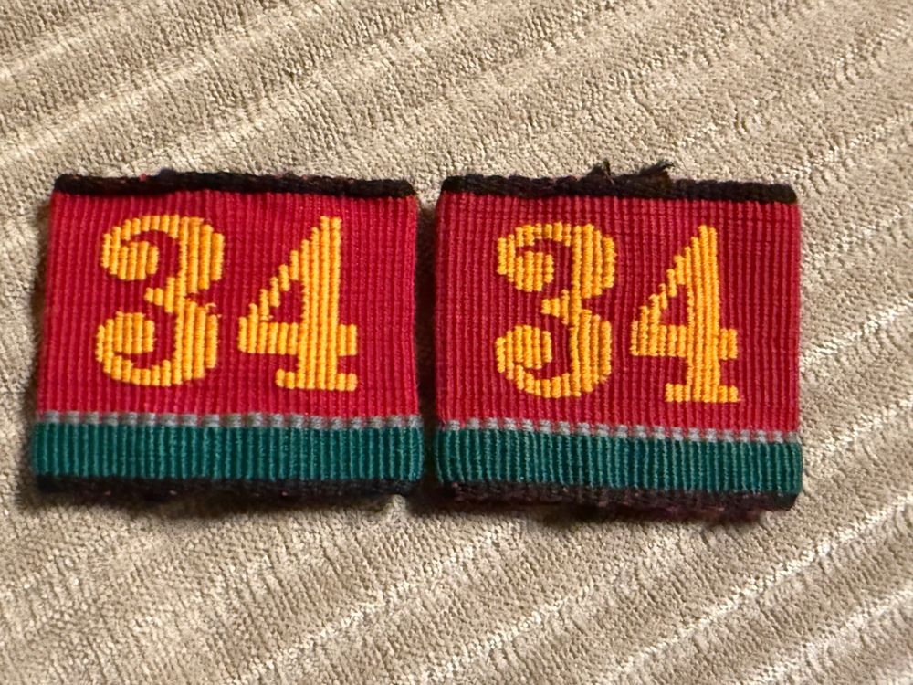 1 Paar Patten: Pz Hb Bttr I/34 - Artillerie Schweizer Armee (Gebraucht ...