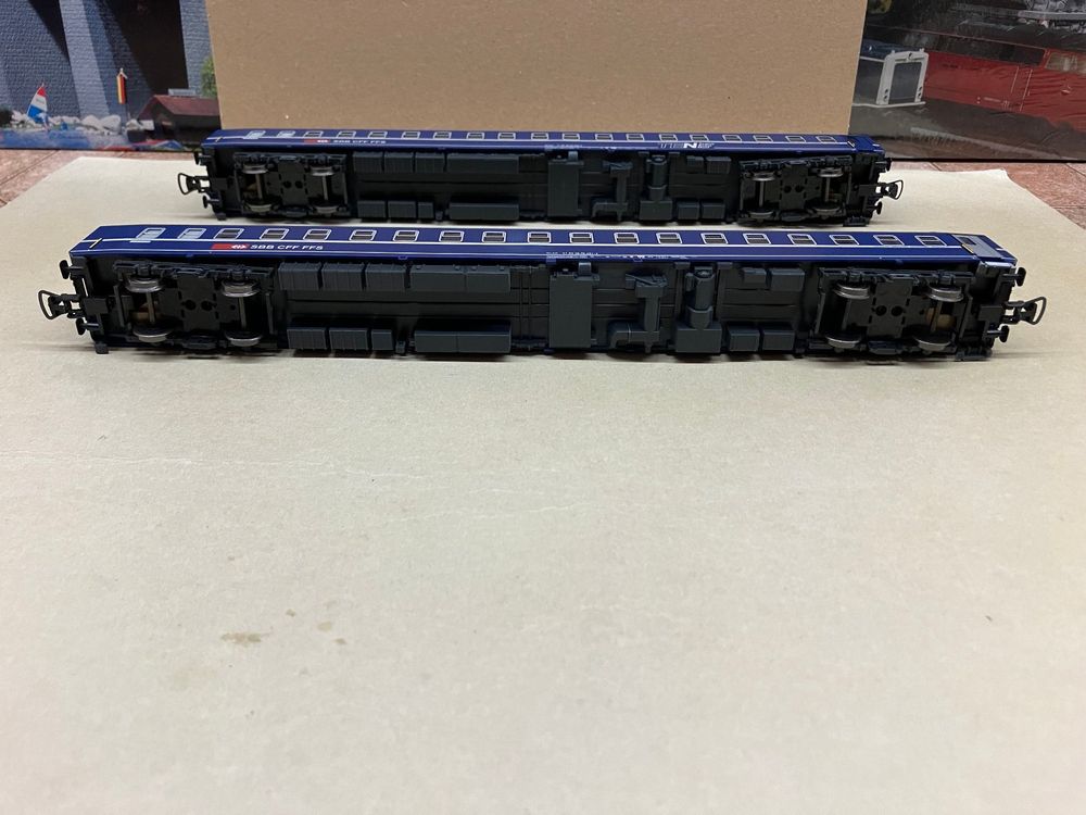 HERIS 13002/4 zwei Schlafwagen T2S der SBB u. SBB/TEN, H0 GS | Acheter ...