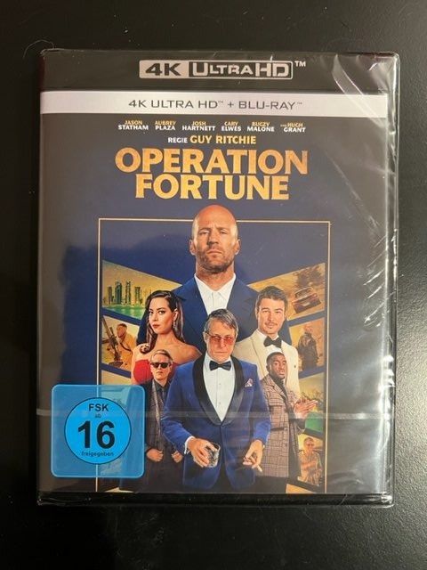 OPERATION FORTUNE *** 4K UHD + BD ** OVP ! *** JASON STATHAM (Neu und originalverpackt) in ...