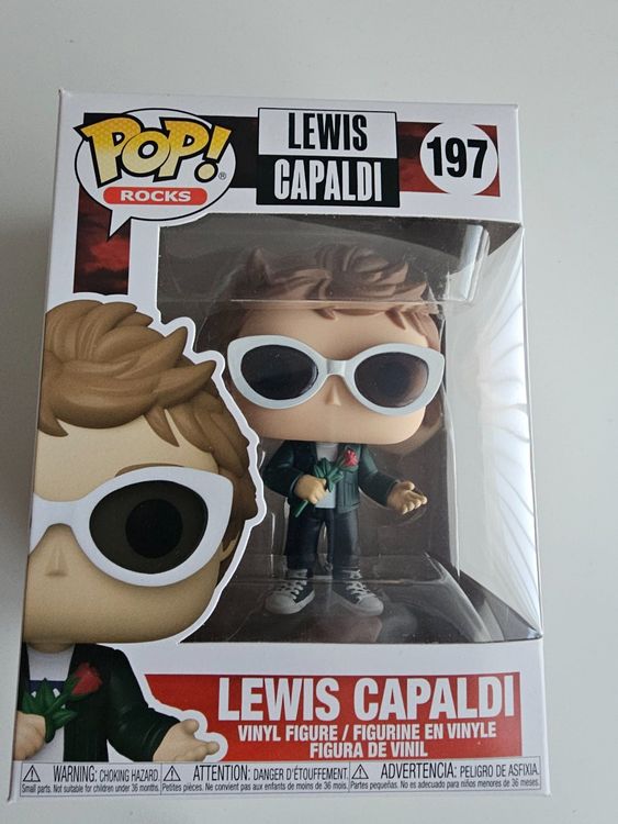 Lewis Capaldi Funko Pop Rocks Figur 197 (Neu (gemäss Beschreibung)) in ...