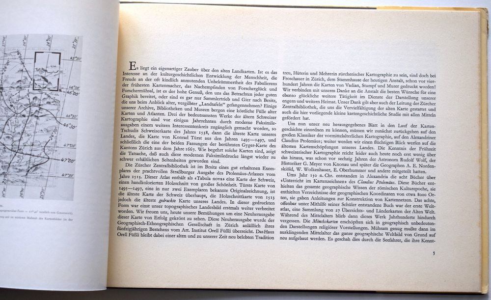 Eduard Imhof Kartografie Die ältesten Landkarten Schweiz (Gebraucht) in ...