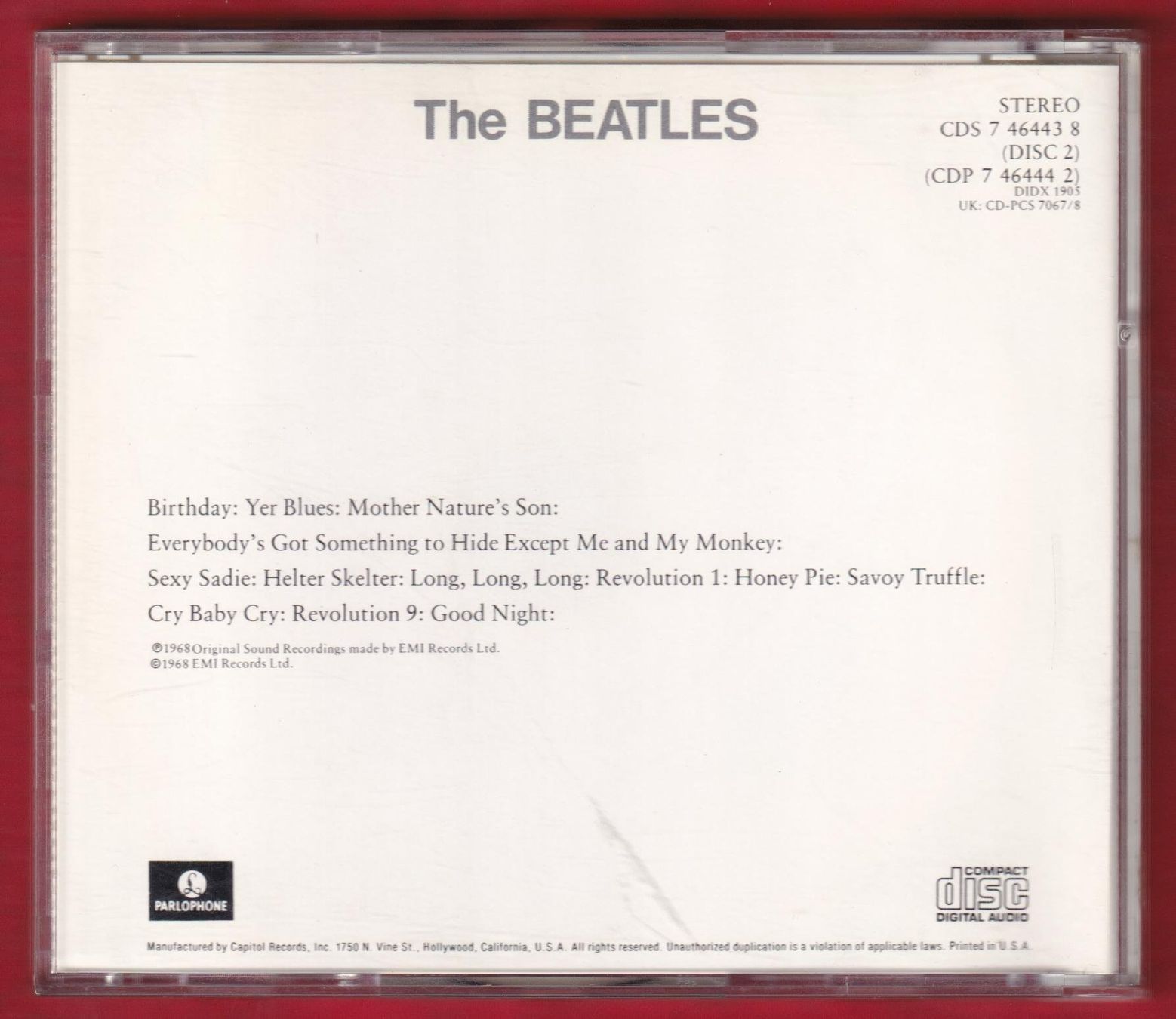 The Beatles - The Beatles - Disc 1 & Disc 2 (2 CD) (Gebraucht) in ...