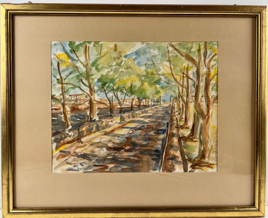 Baumszene Aquarell Handsigniert. (Gebraucht) in Neuhausen am Rheinfall für CHF 10 – mit ...