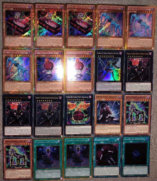 YuGiOh Gold-SCR | Gimmick-Marionette Deck Set | Gold SCR (Gebraucht) in ...
