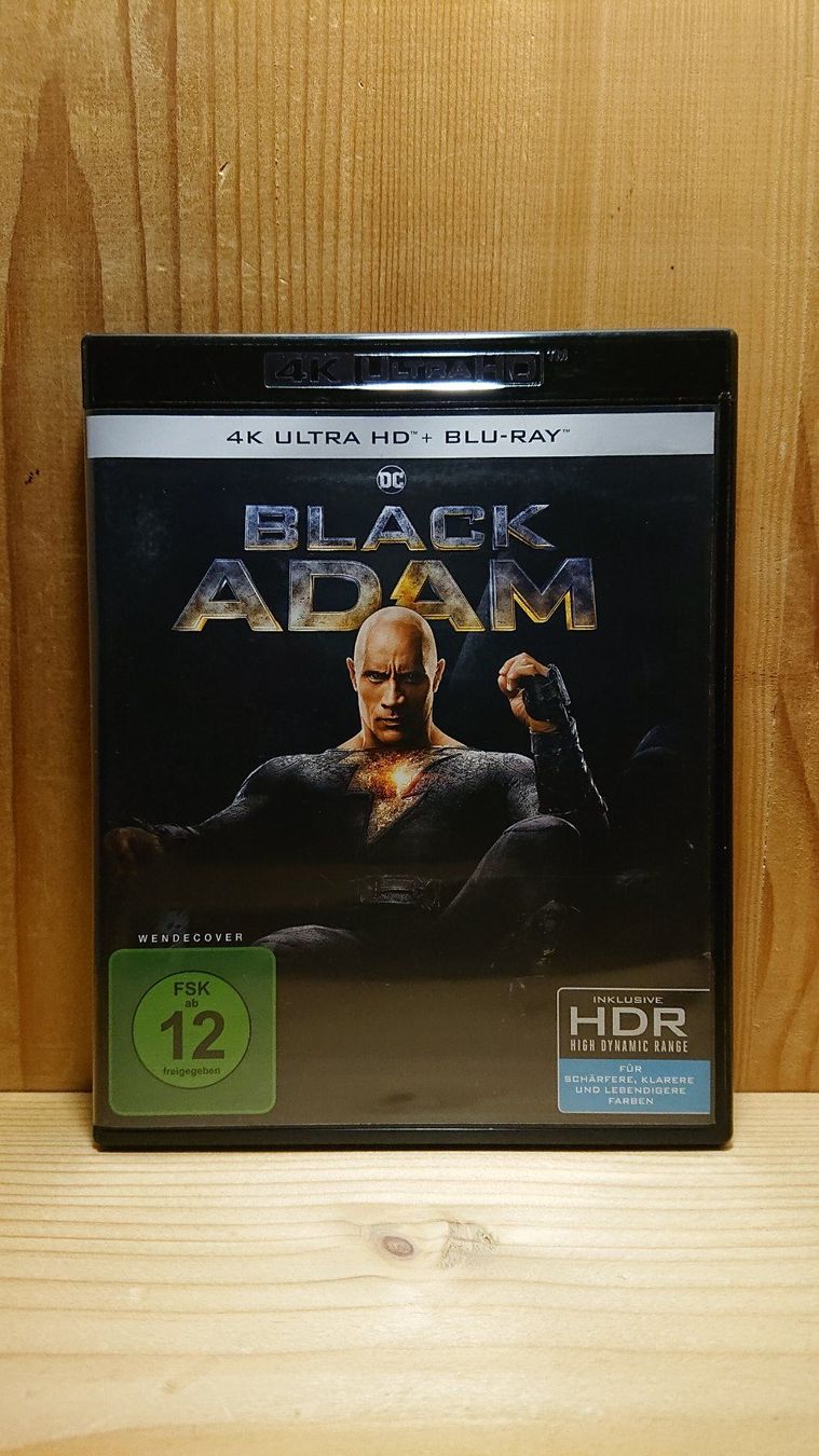 BLACK ADAM 4K UHD Blu-Ray DC mit Dwayne Johnson (Gebraucht) in ...