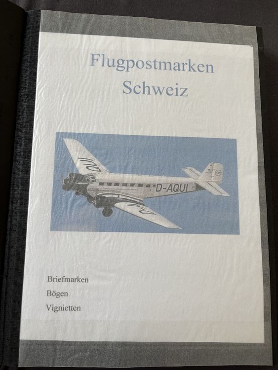 Album mit Schweizer Flugpost Sammlung | Kaufen auf Ricardo