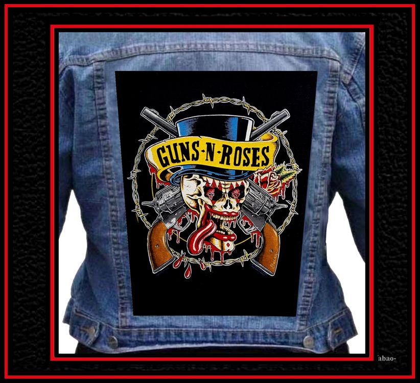 Rücken-Aufnäher Guns N' Roses // Original Back Patch | Kaufen auf Ricardo