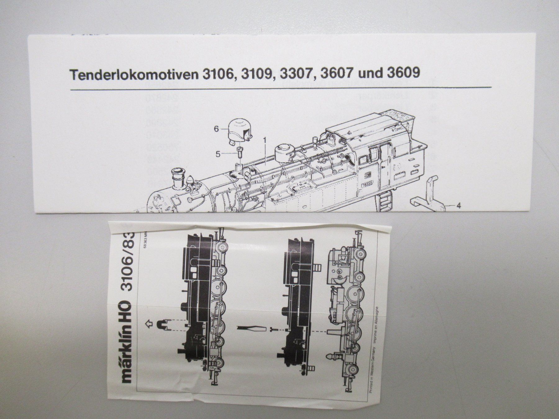 Märklin 3106 Dampflok BR78 DB AC WS Analog H0 Deutsche Bahn (Gebraucht) in Basel für CHF 50 ...
