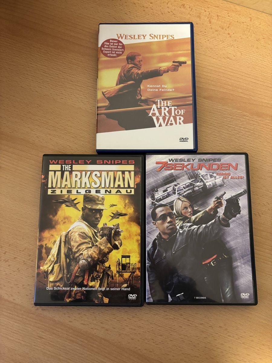 Wesley Snipes DVD Sammlung, inkl. Blade 1 - 3, wie neu (Neu (gemäss ...