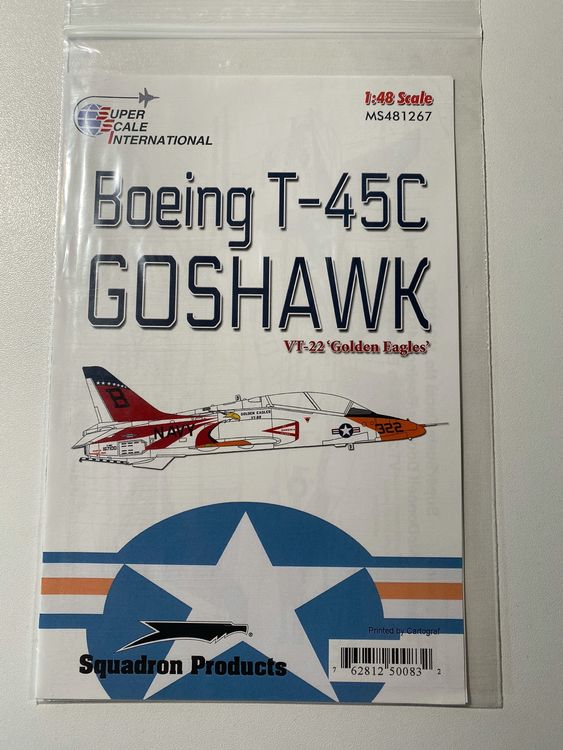 1/48 BOEING T-45C GOSHAWK VT-22 GOLDEN EAGLES DECALS | Kaufen auf Ricardo