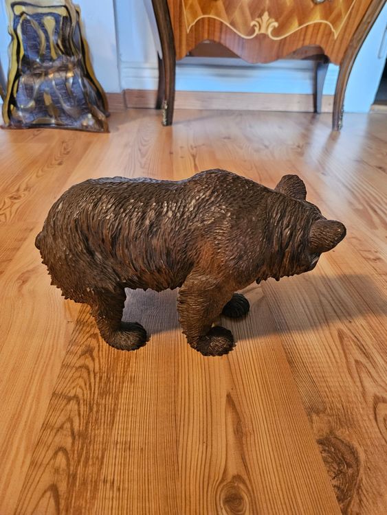 Ours en bois sculpté de Brienz, modèle 27 cm! (Gebraucht) in Vicques ...