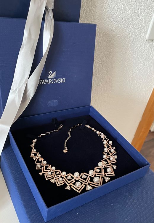 Swarovski statement Kette limited 18k vergoldet original,Box (Neu (gemäss Beschreibung)) in ...