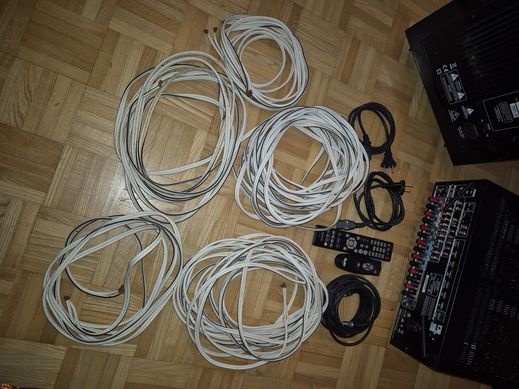 Komplettes Heimkino-Set: Denon + Teufel THX inkl. Kabel (Gebraucht) in ...
