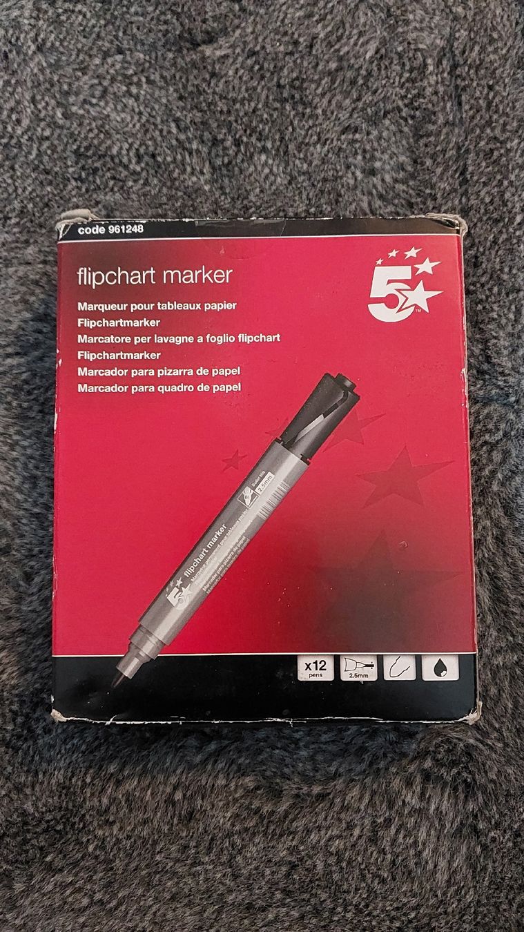Flipchart Marker 5 Star - 12 Stk. - Neu ! (Neu (gemäss Beschreibung ...