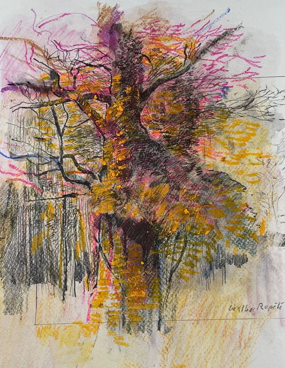 Walter Ropele (1934) grosse Mischtechnik (Gebraucht) in Root für CHF 560 – mit Lieferung auf ...