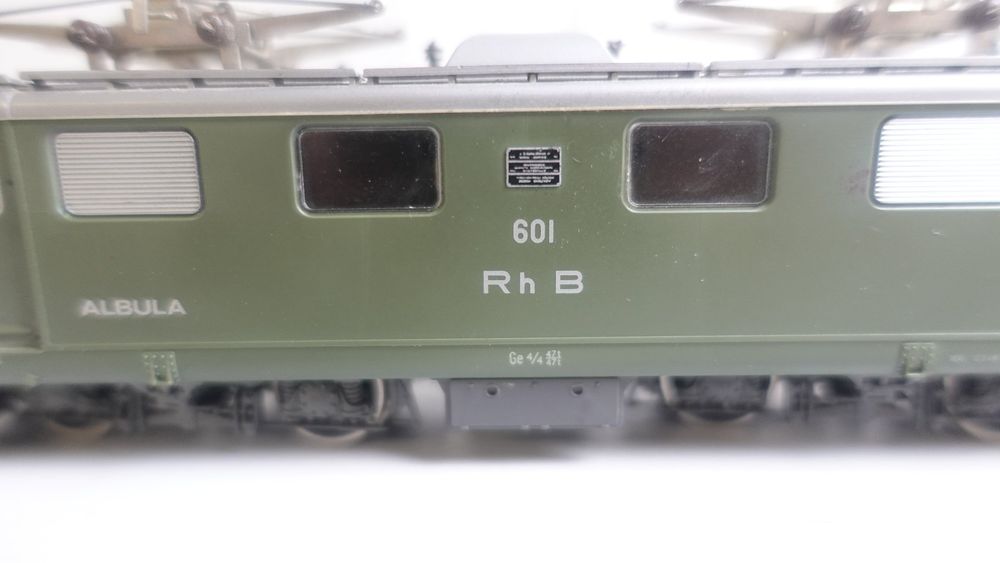 BEMO RhB GE 4/4 601 Albula Spur H0m (Gebraucht) in Muhen für CHF 59 – mit Lieferung auf Ricardo ...