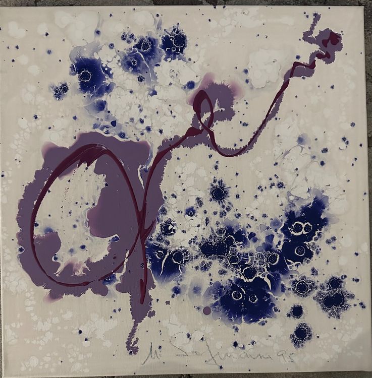 Abstrakte Gemälde Unl Sig | Kaufen auf Ricardo