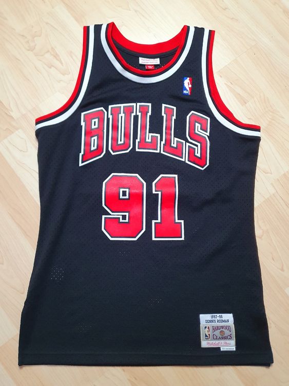 Chicago Bulls Rodman 91 Trikot Mitchell & Ness Gr. M (Neu (gemäss ...