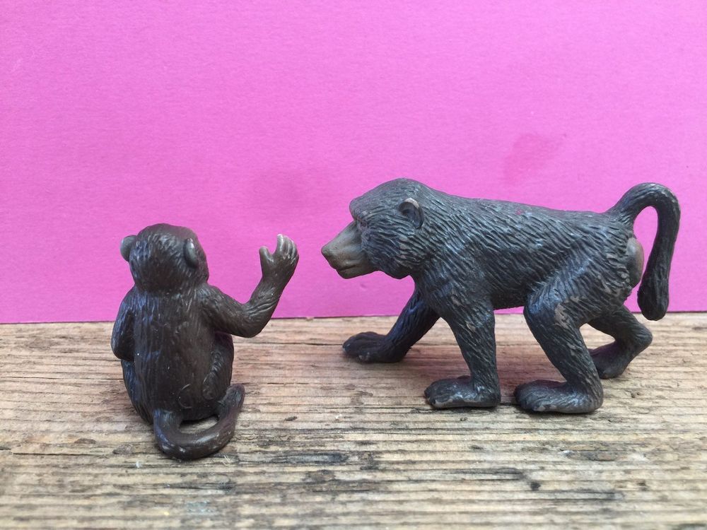 Schleich Pavian Affe mit Baby (Gebraucht) in Ennetbaden für CHF 35 – mit Lieferung auf Ricardo ...