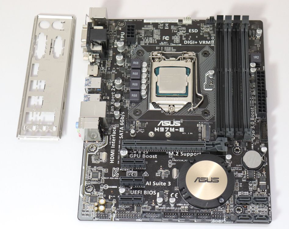 Asus H97M-E mit i5-4460 Prozessor (Gebraucht) in Frick für CHF 30 – mit ...