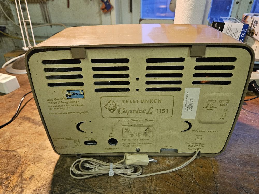 TELEFUNKEN Caprice L 1151 (Gebraucht) in für CHF 10 – mit Lieferung auf ...