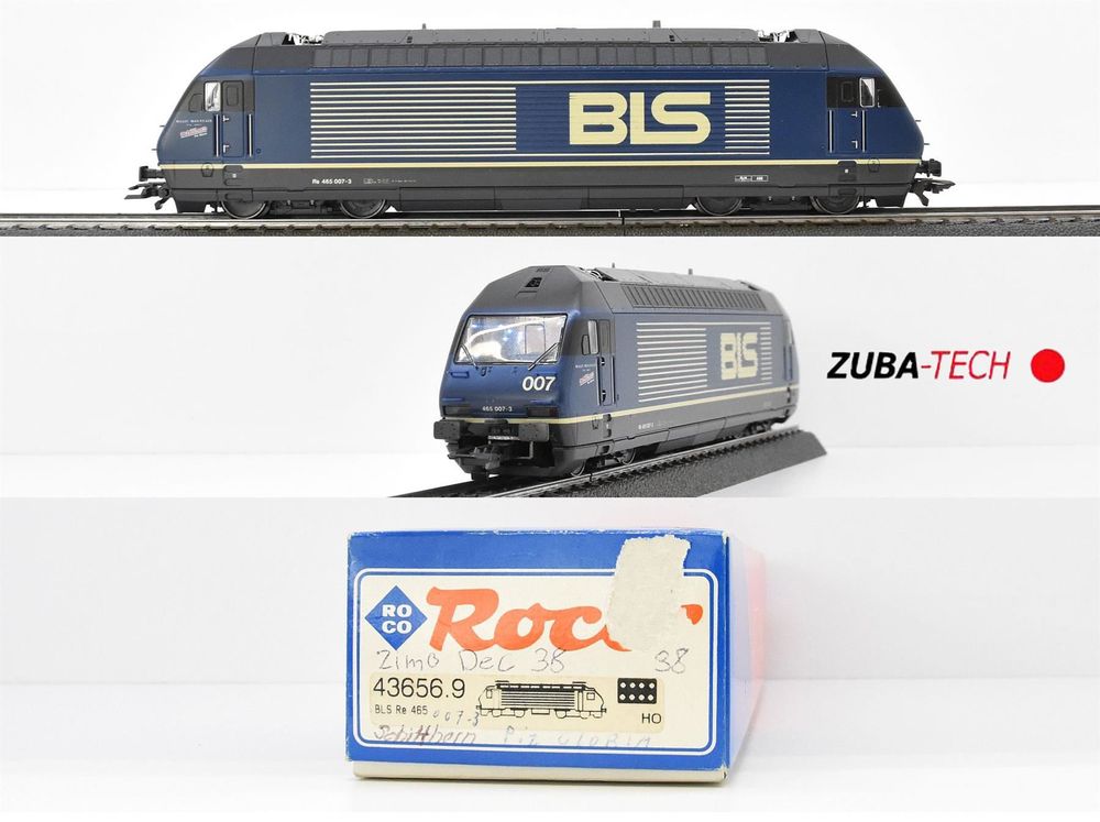 Roco 43656.9 E-Lok Re 465 BLS H0 GS OVP | Kaufen auf Ricardo