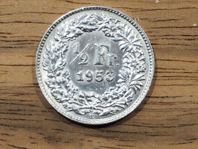 Silbermünze 50 Rappen 1953 | Kaufen auf Ricardo