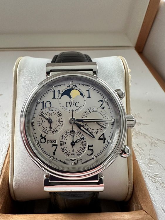 IWC Da Vinci Stahl Full Set (Ewiger Kalender) (Neu (gemäss Beschreibung ...
