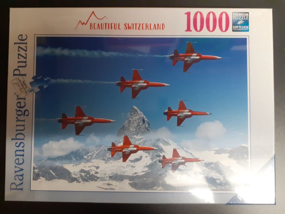 Patrouile Suisse Puzzle Ravensburger 1000 er (Neu und originalverpackt) in Niederwil AG für CHF ...