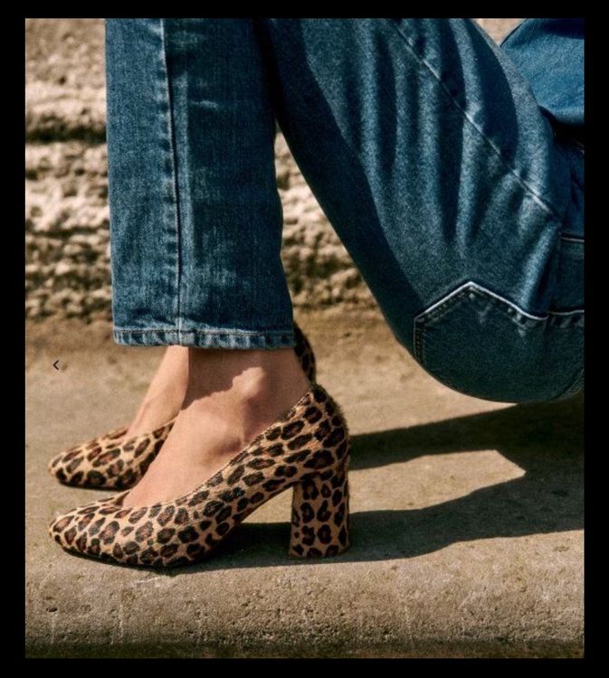 Sezane ESCARPINS ALICE Léopard Pumps Gr. 38 (16829) | Kaufen auf Ricardo