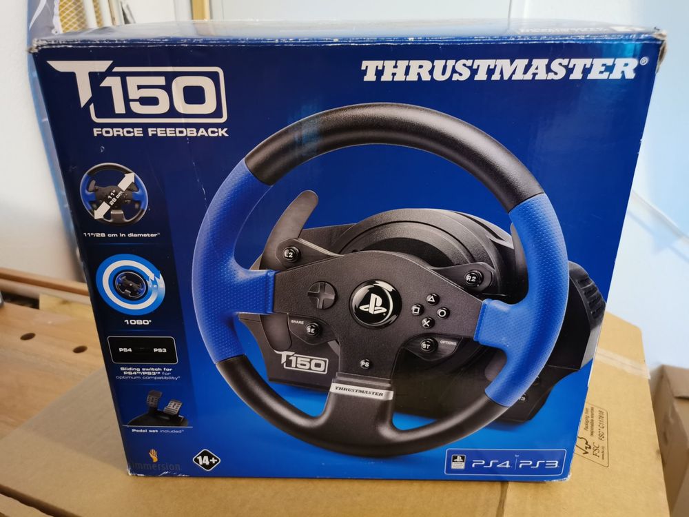 Thrustmaster T150 PS3/PS4/PS5/PC Lenkrad - DEFEKT (Defekt) in ...