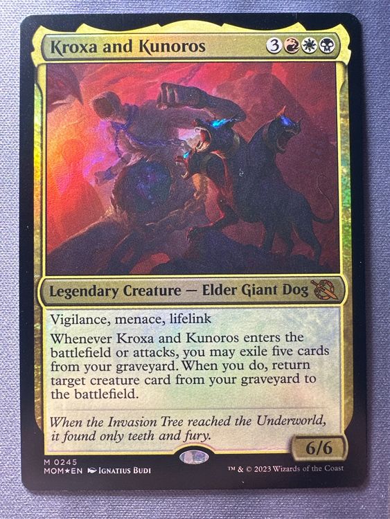 Kroxa and Kunoros FOIL 0245 March of the Machine (Neu (gemäss ...