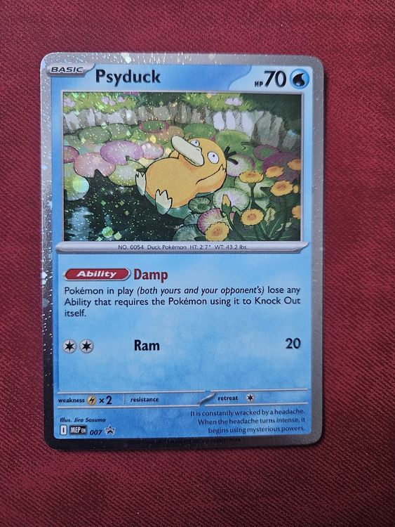 Psyduck 007 Black Stars Promo – Pokémon Card (MEP EN) (Neu (gemäss ...