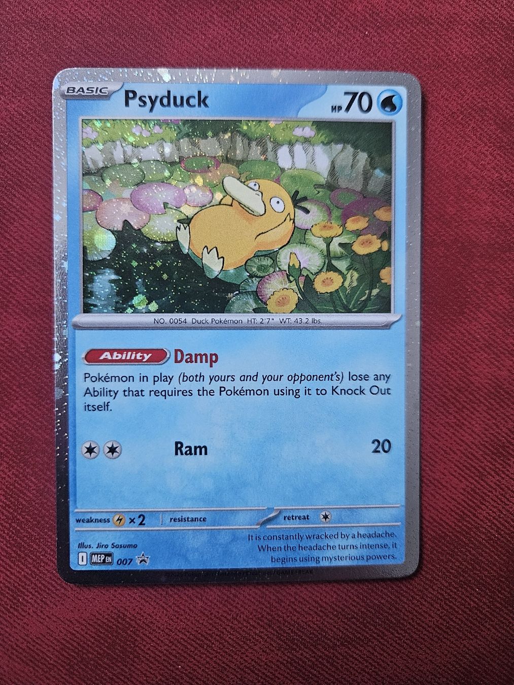 Psyduck 007 Black Stars Promo – Pokémon Card (MEP EN) (Neu (gemäss ...