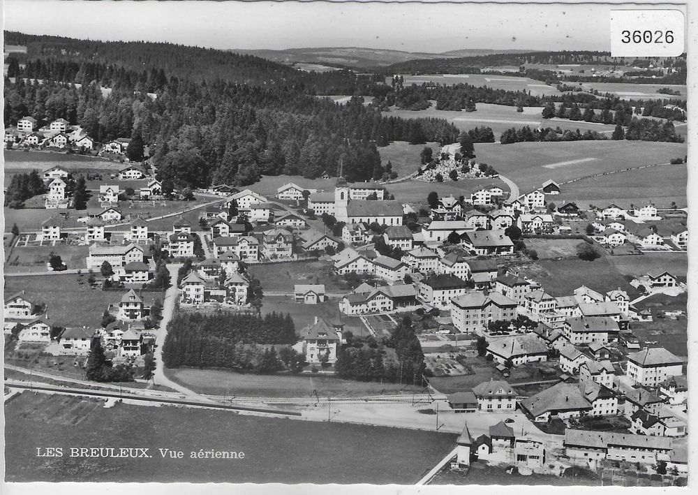 Les Breuleux - Vue aerienne - Flugaufnahme (Gebraucht) in Ettingen für ...
