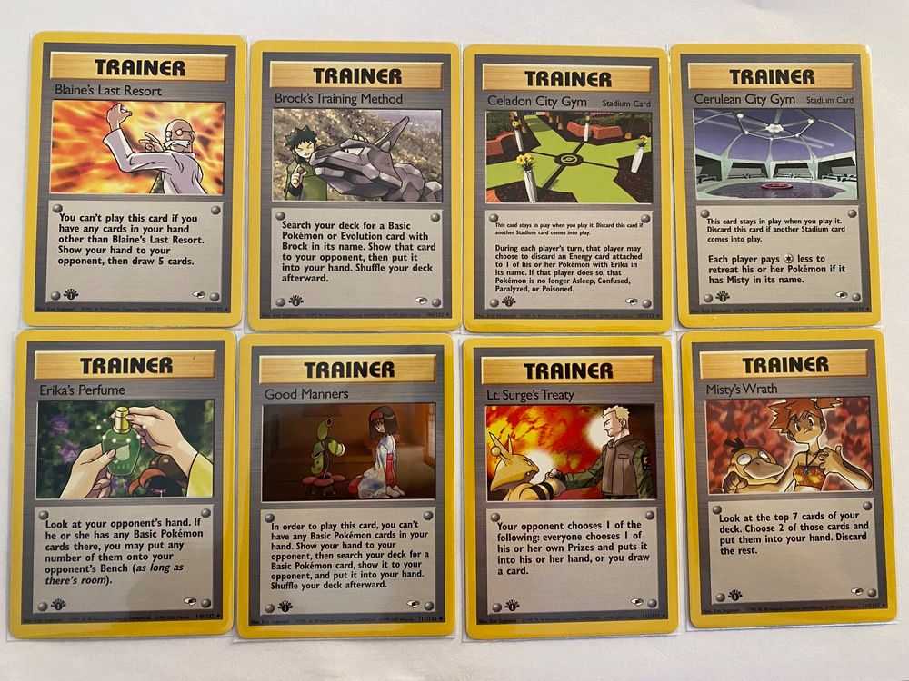 Pokemon - Trainer- 1 Edition - 15Stk. - Gym Heroes - EN | Kaufen auf ...